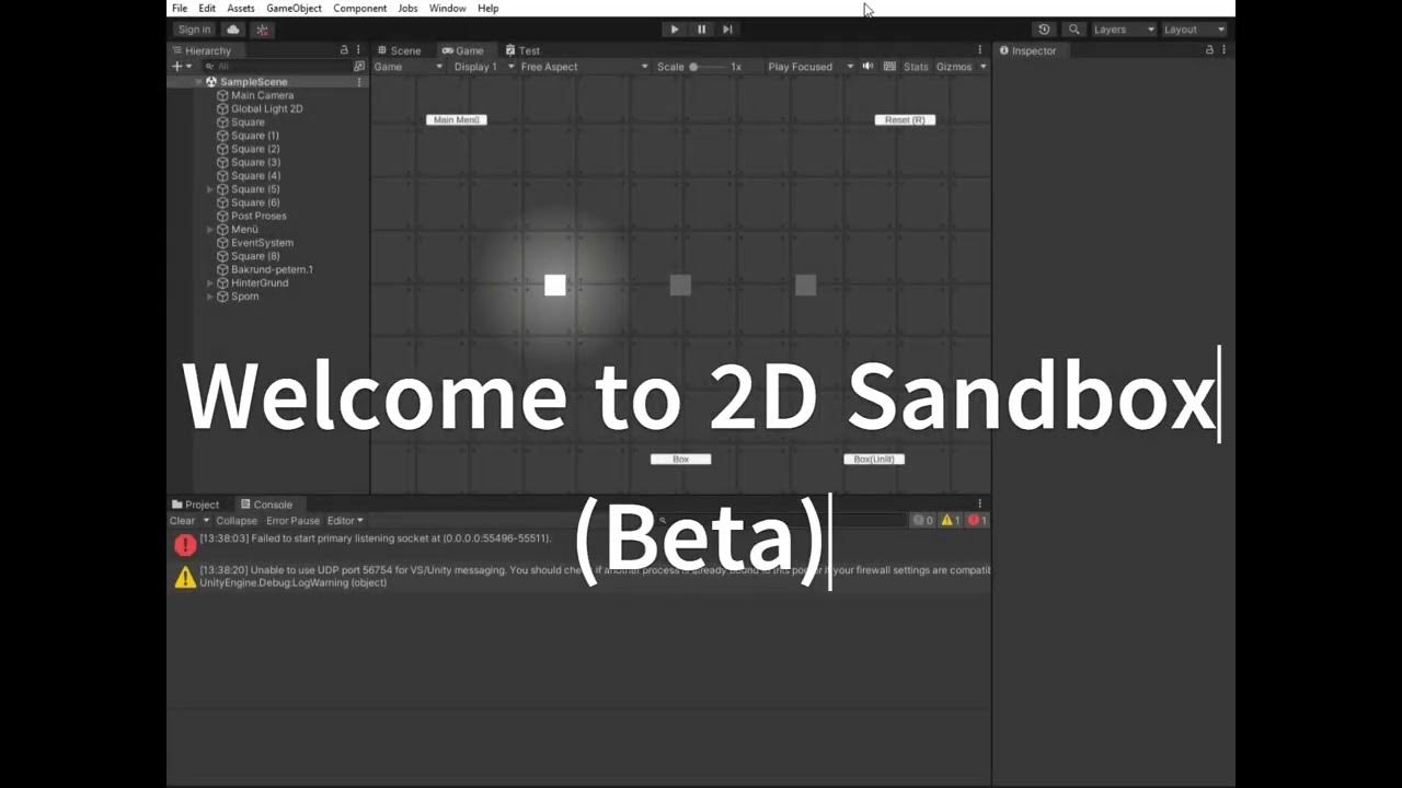 2D Sandbox - YouTube
