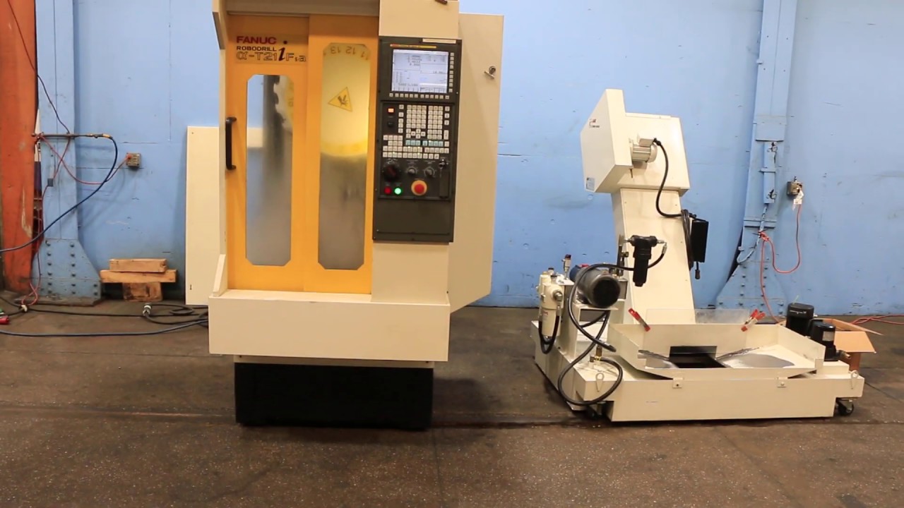 FANUC ROBODRILL VERTICAL MACHINING CENTER - YouTube