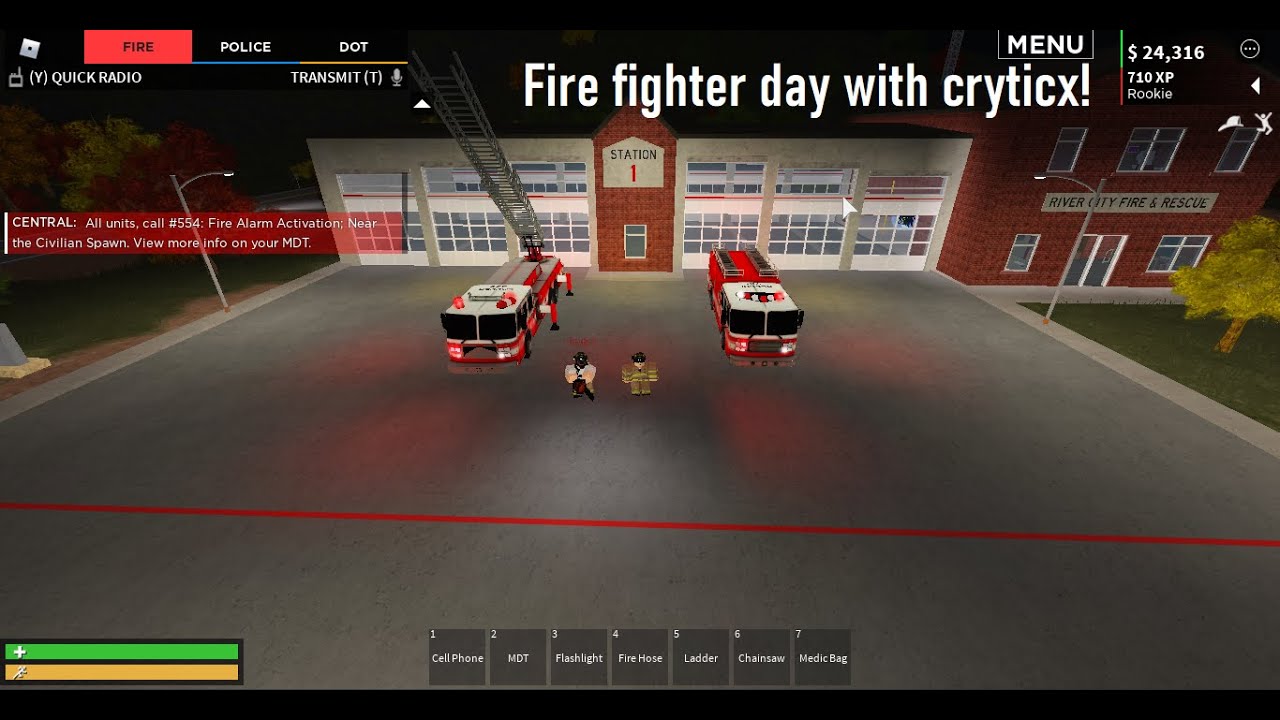 Roblox-Emergency Response Liberty County-Fire Department Day With ...