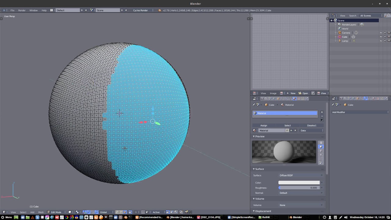 Border select through without see through Blender - YouTube