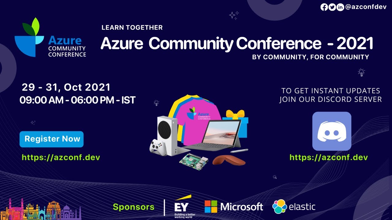 Track 1 - Azure Community Conference 2021 - DAY 1 - YouTube
