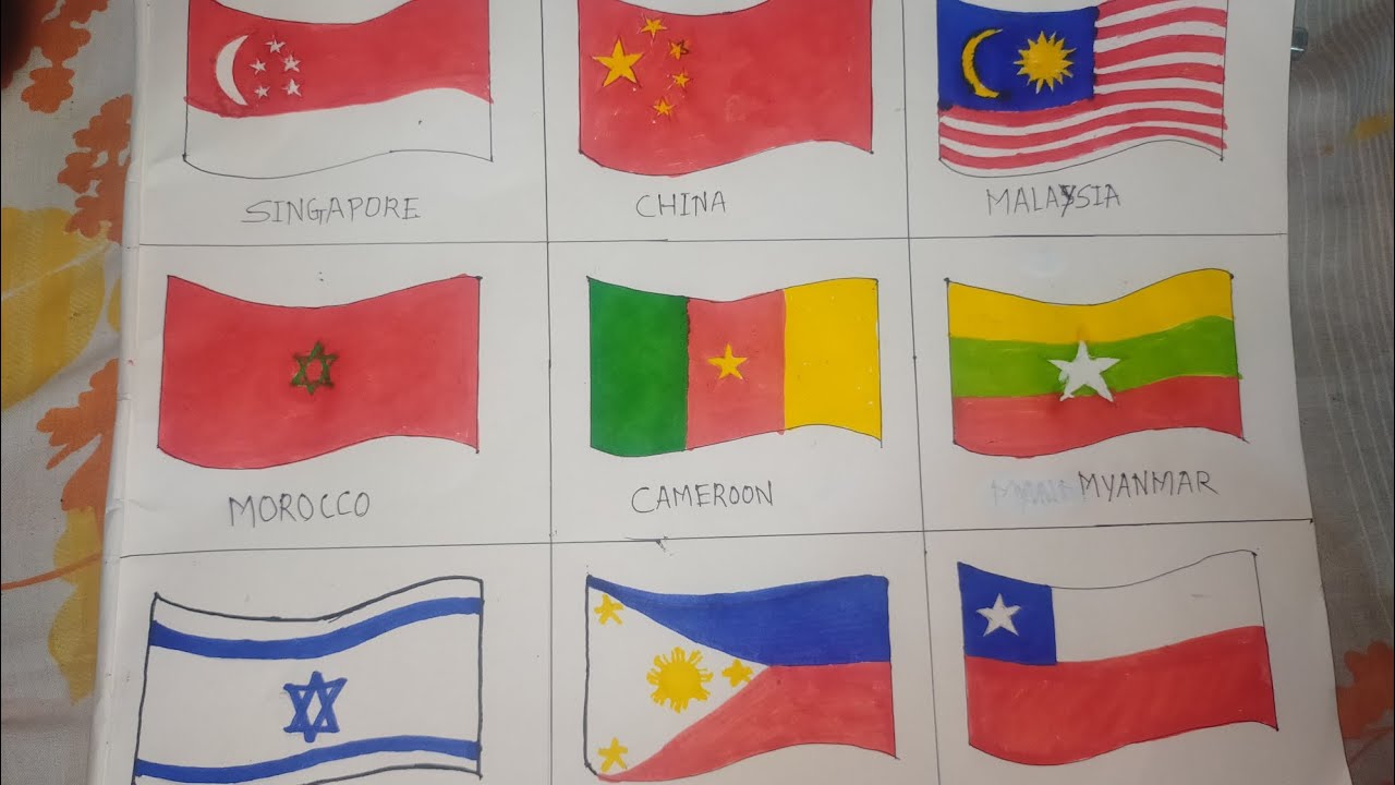 All country Flags in the star ⭐ - YouTube