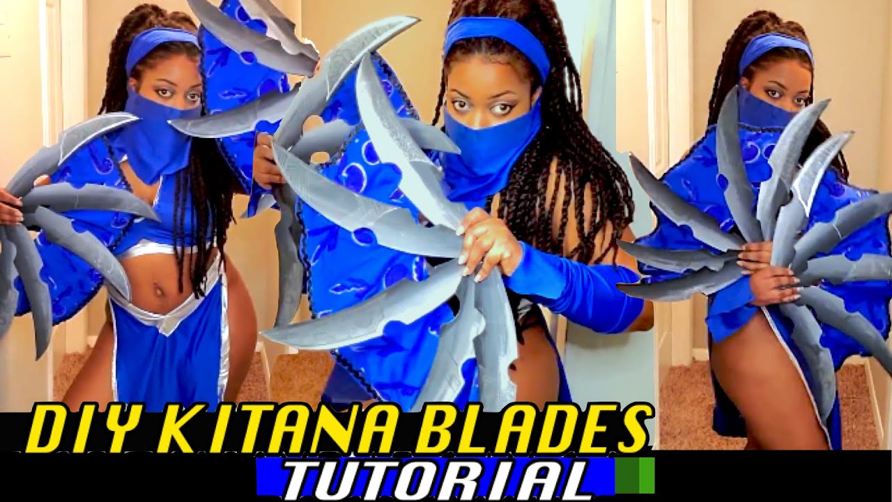 DIY Mortal Kombat Weapons | Kitana ComicCon Friendly Weapons & Cosplay Scene - YouTube