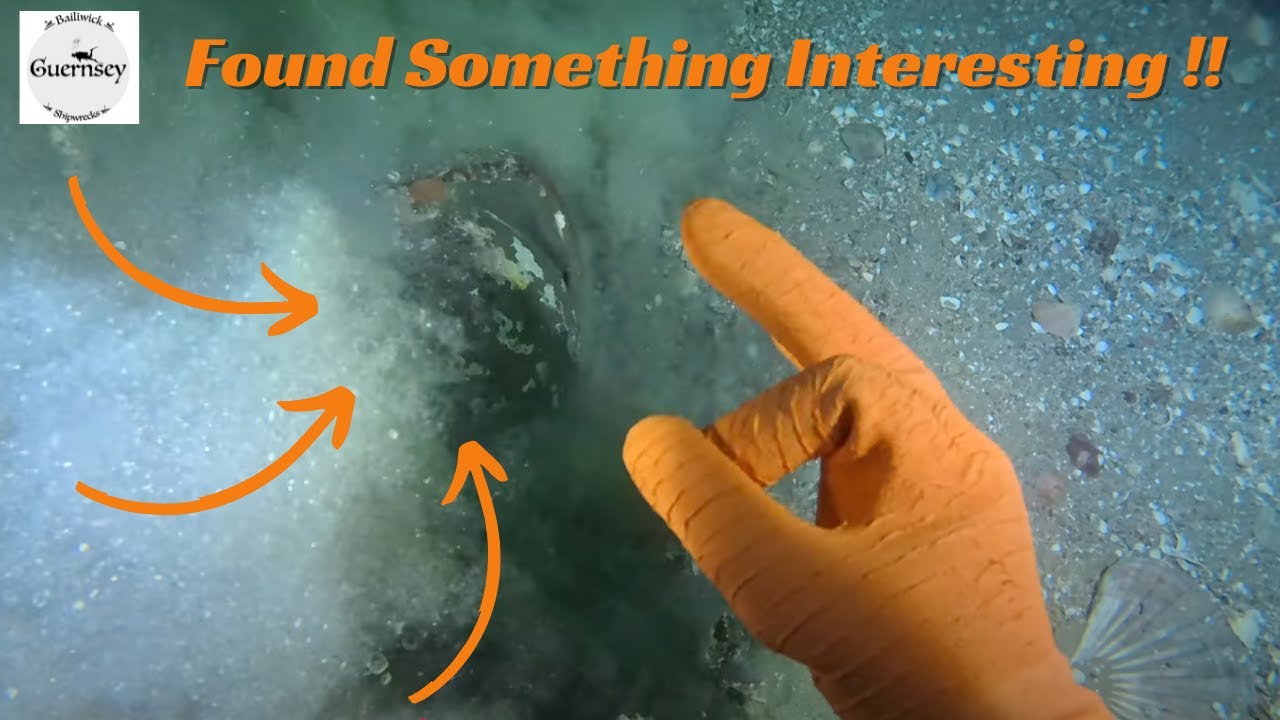 Scuba diving and finding very old French Norman ware Pottery. - YouTube