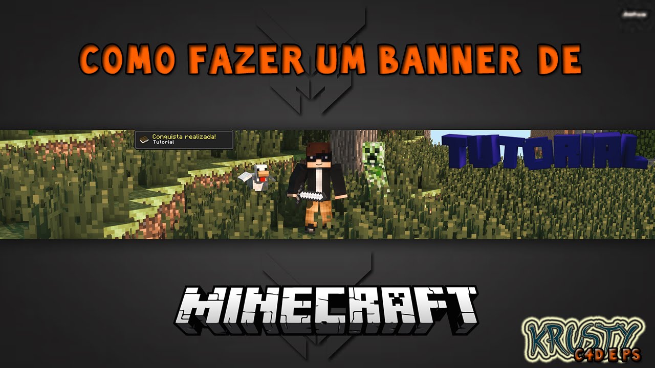 Como Fazer Um Banner de Minecraft // Tutorial - YouTube