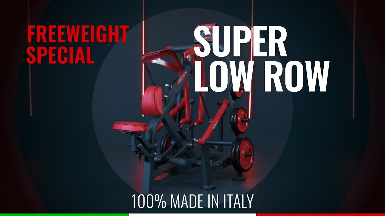 Upper Body | Super Low Row | Panatta | Free Weight Special - YouTube