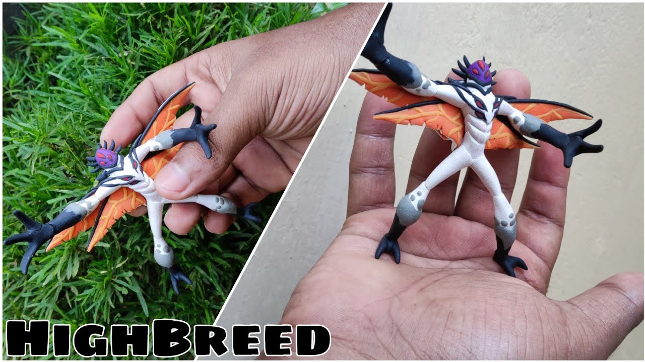 Highbreed Ben 10 Polymer Clay Sculpting - YouTube