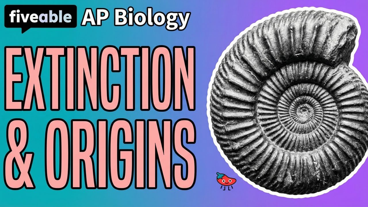 AP Biology - Origins of Life, Extinction & Variation | Fiveable Cram ...