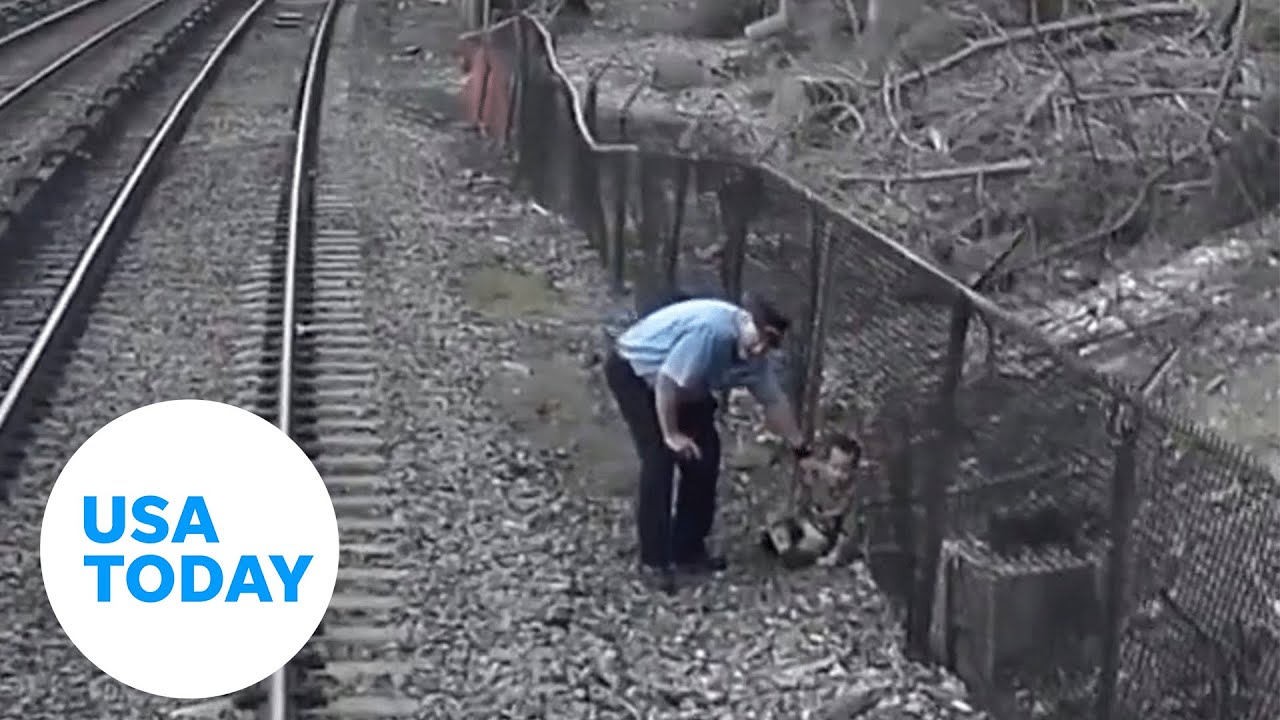 Child rescued by MTA workers after wandering onto train tracks | USA ...