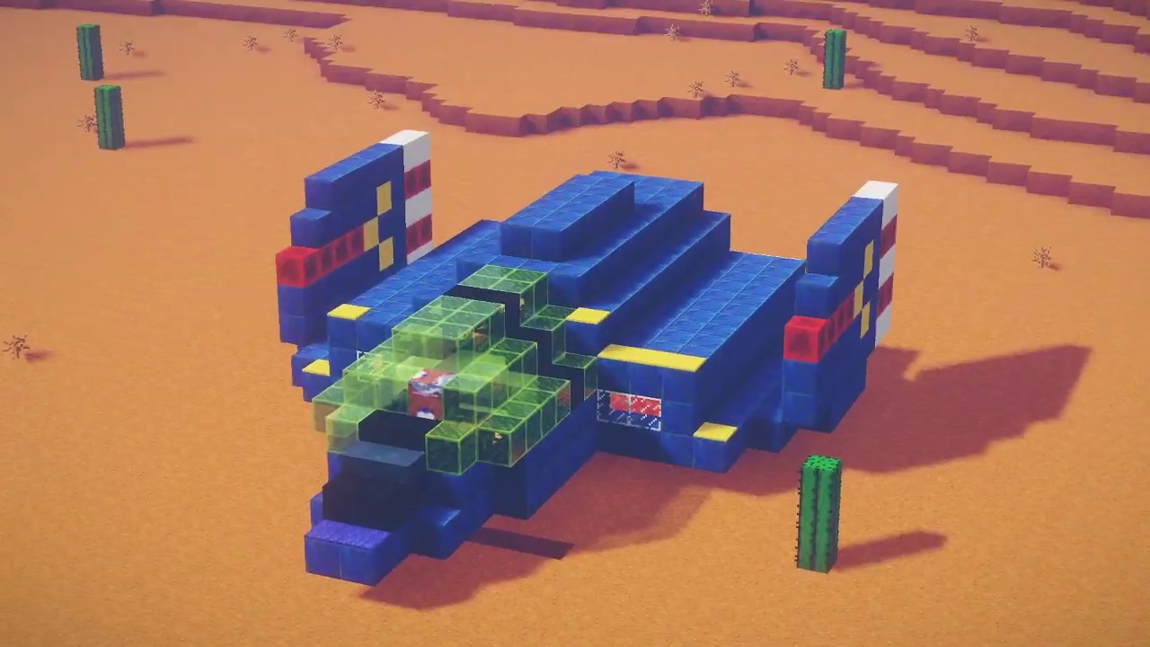 Blue Falcon and Fire Stingray - Minecraft F-Zero Machines - YouTube