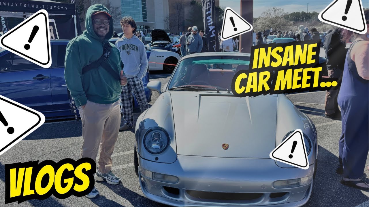 We went to our FIRST car meet... - YouTube