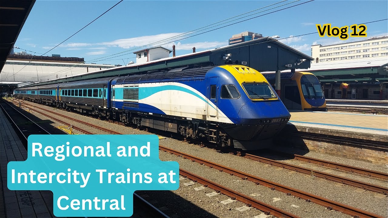 Regional and Intercity trains at Sydney Terminal - YouTube