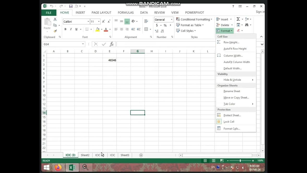 8:30 TO 9:00 AM HOME TAB IN MS EXCEL PART-1 BY PRIYA SHARMA ( 10/02/2024) - YouTube