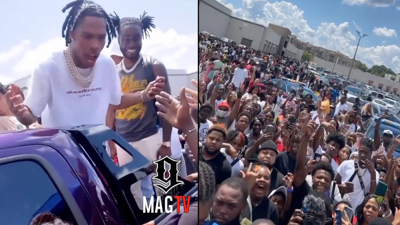 Lil Baby Got Fans In A Frenzy During Foot Locker Giveaway! 💰 - YouTube