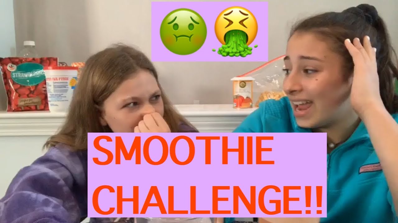 SMOOTHIE CHALLENGE!!!! *DISGUSTING* - YouTube