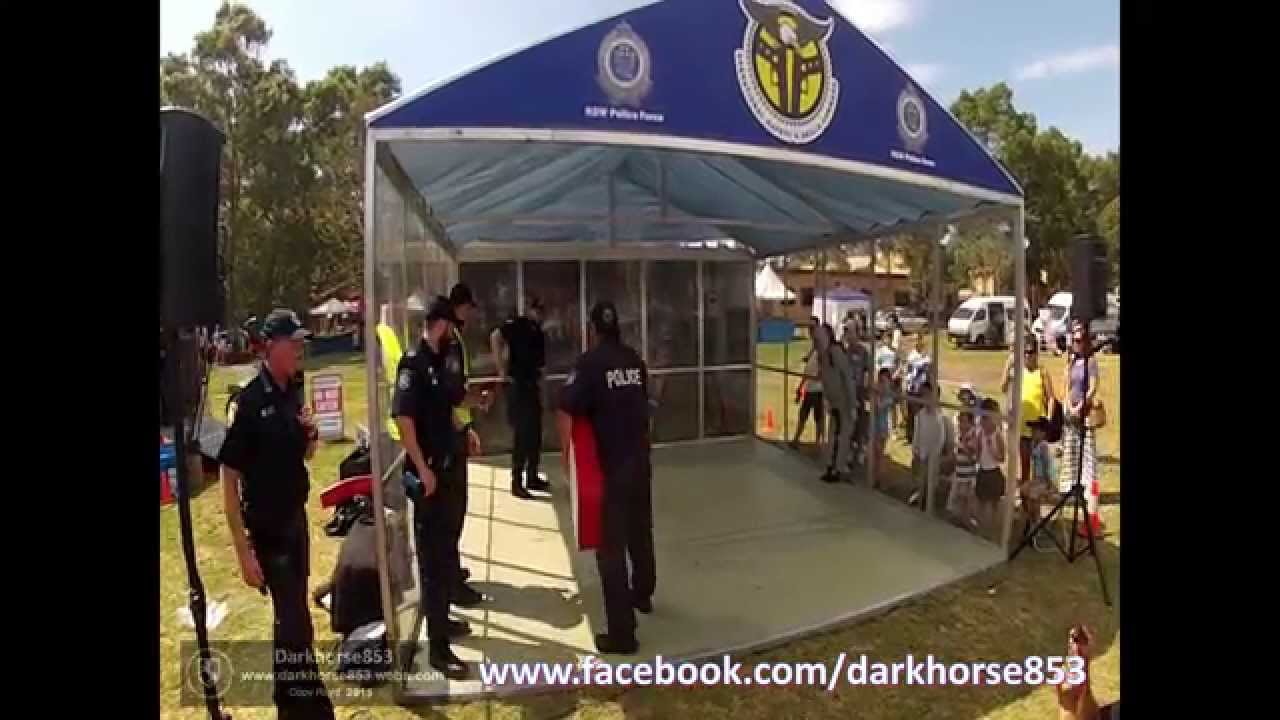 Baton Strike Demonstration By OSSC Display @ The NSW Police Fairfield ...