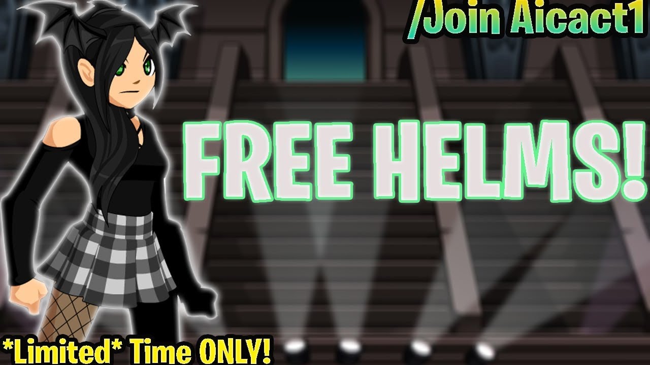 AQW FREE HELMS! (Black Batty Wings Locks) Black Friday 2019 *Limited ...