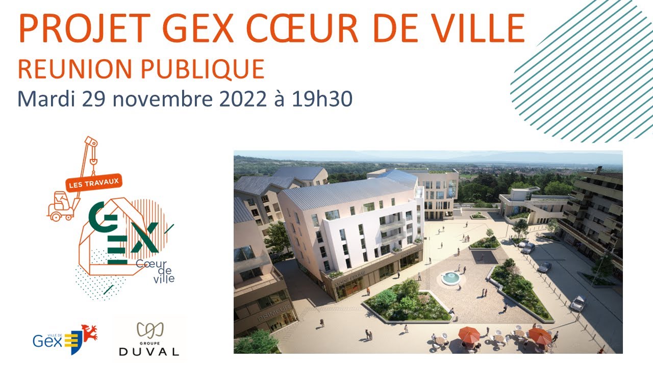 PROJET GEX COEUR DE VILLE - YouTube