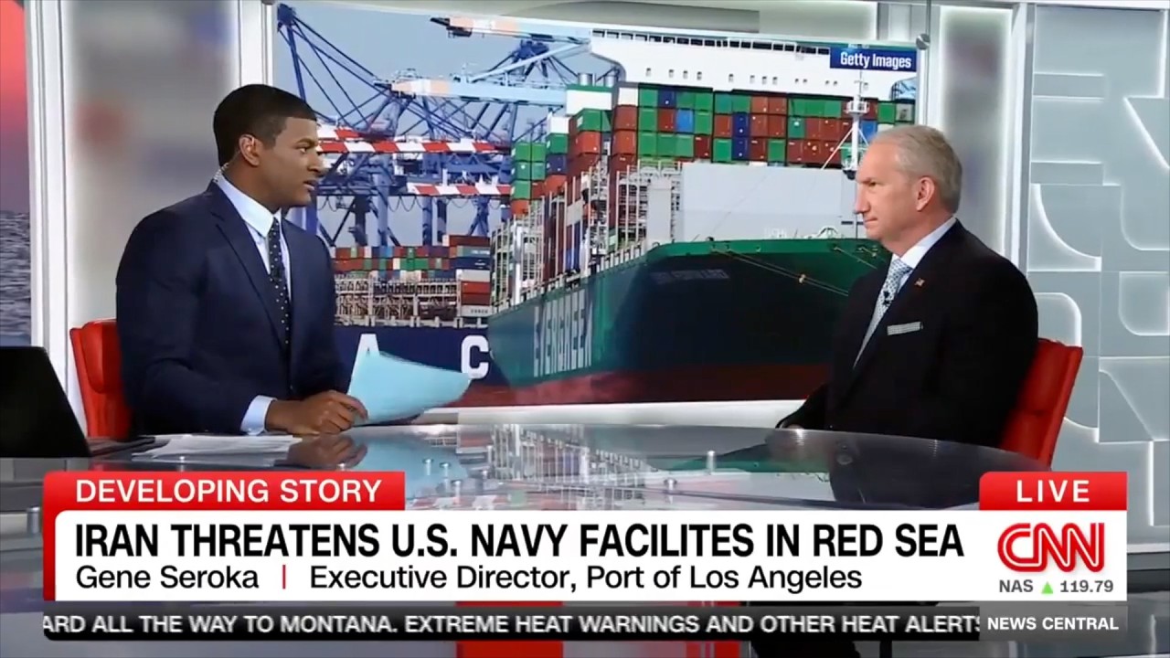 Port of L.A. Executive Director Gene Seroka on CNN News Central with ...
