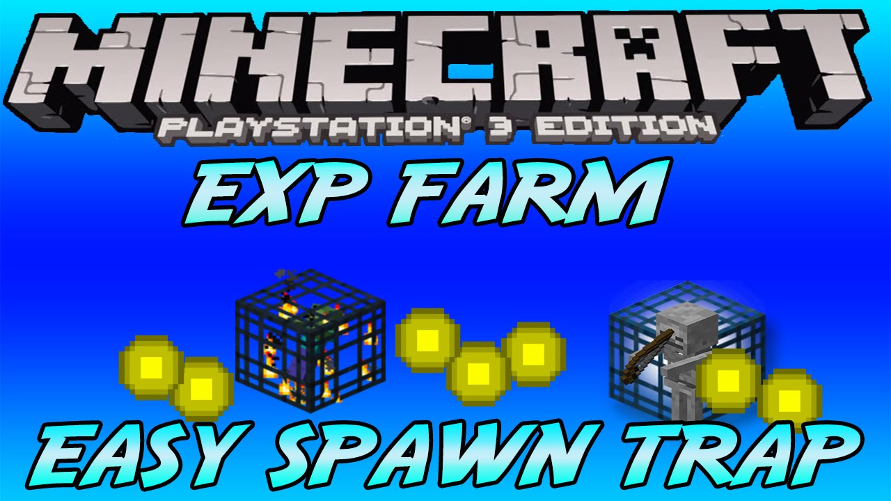 Minecraft PS3 Edition How To Build A Mob/EXP Farm Tutorial - YouTube