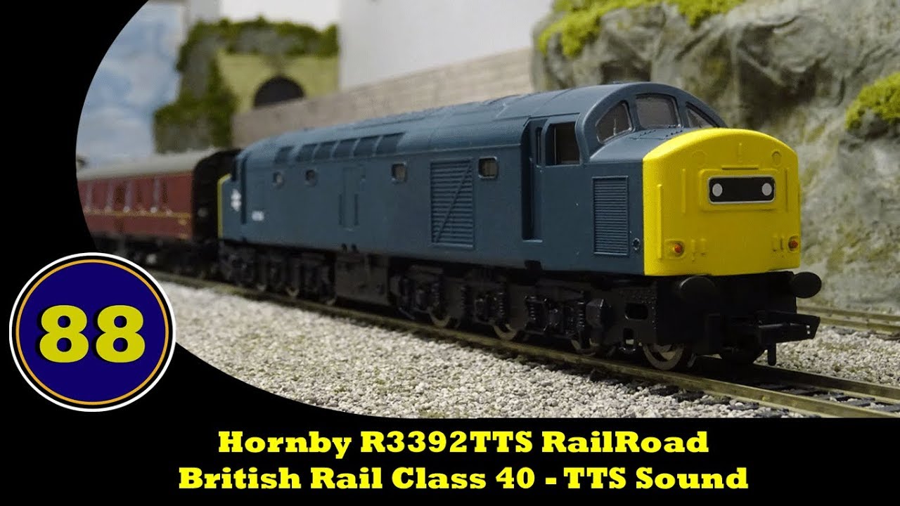 Hornby R3392TTS - BR Class 40 - TTS Sound - YouTube