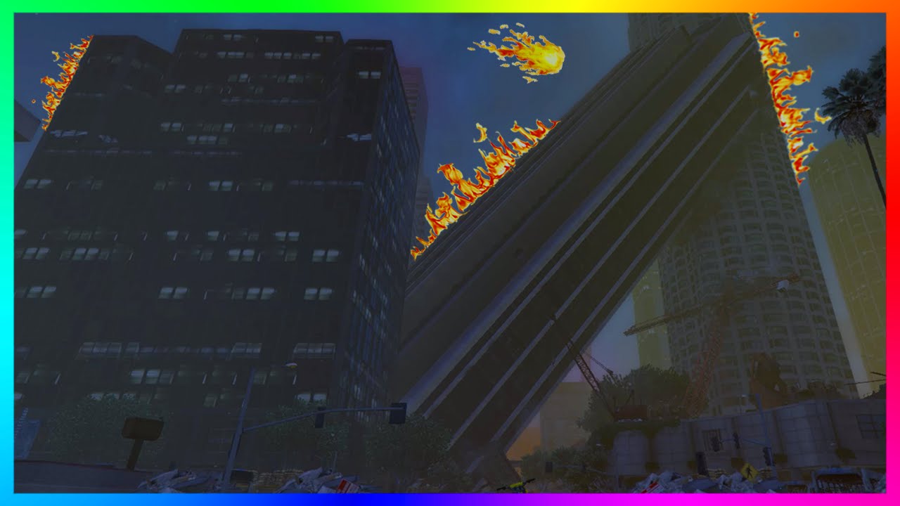 WHAT GTA 5 LOOKS LIKE IN AN APOCALYPSE! - ABANDONED & DESTROYED LOS ...