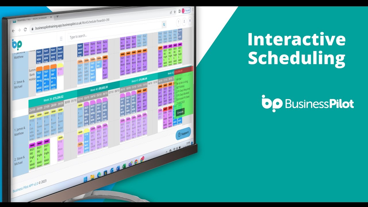 Interactive Scheduling in your Installation Company CRM - YouTube