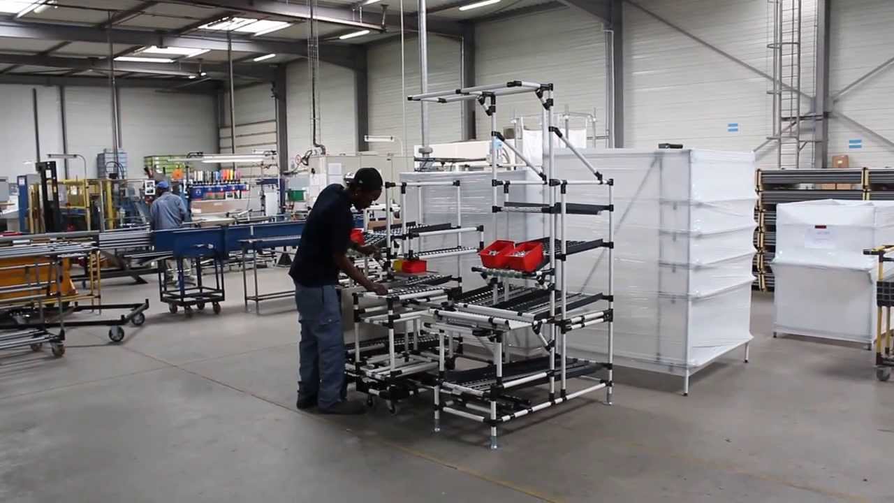 Poste de travail moduLaire LeanTek® |Modular LeanTek® workstation - YouTube