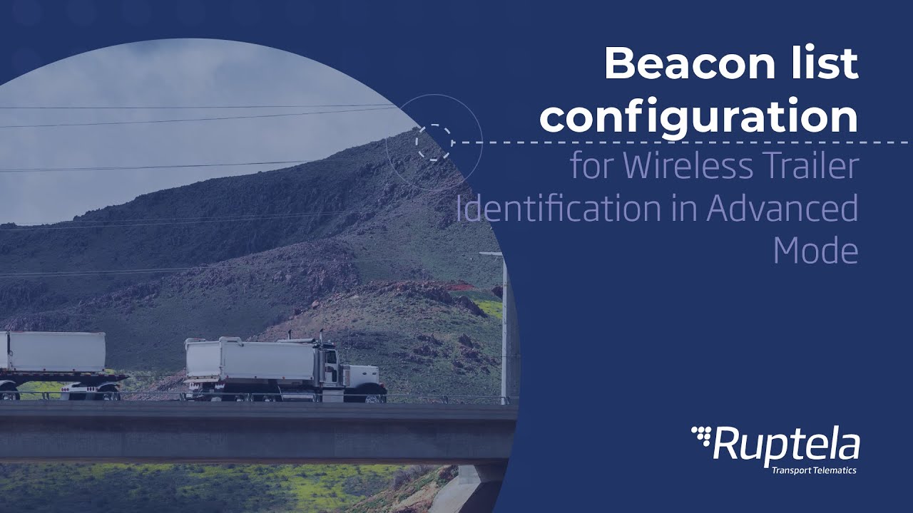 Beacon List configuration for Wireless Trailer identification in ...