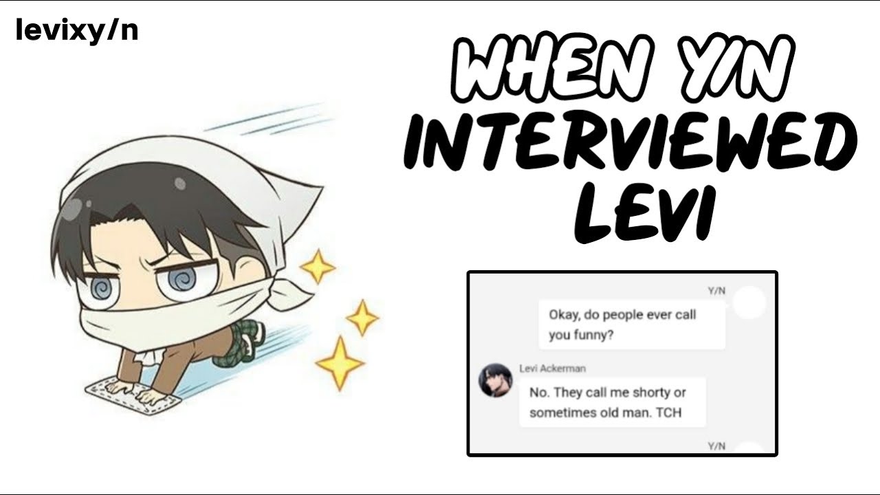 When Y/N interviewed Levi 😎 - LevixY/N (Simgm productions skit) - YouTube