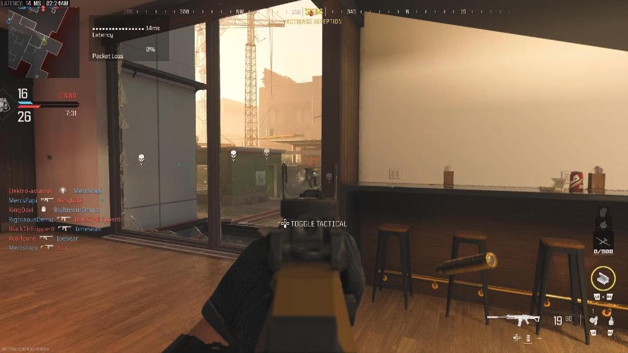 Top of match player runs through bullets entire game with same gun ...