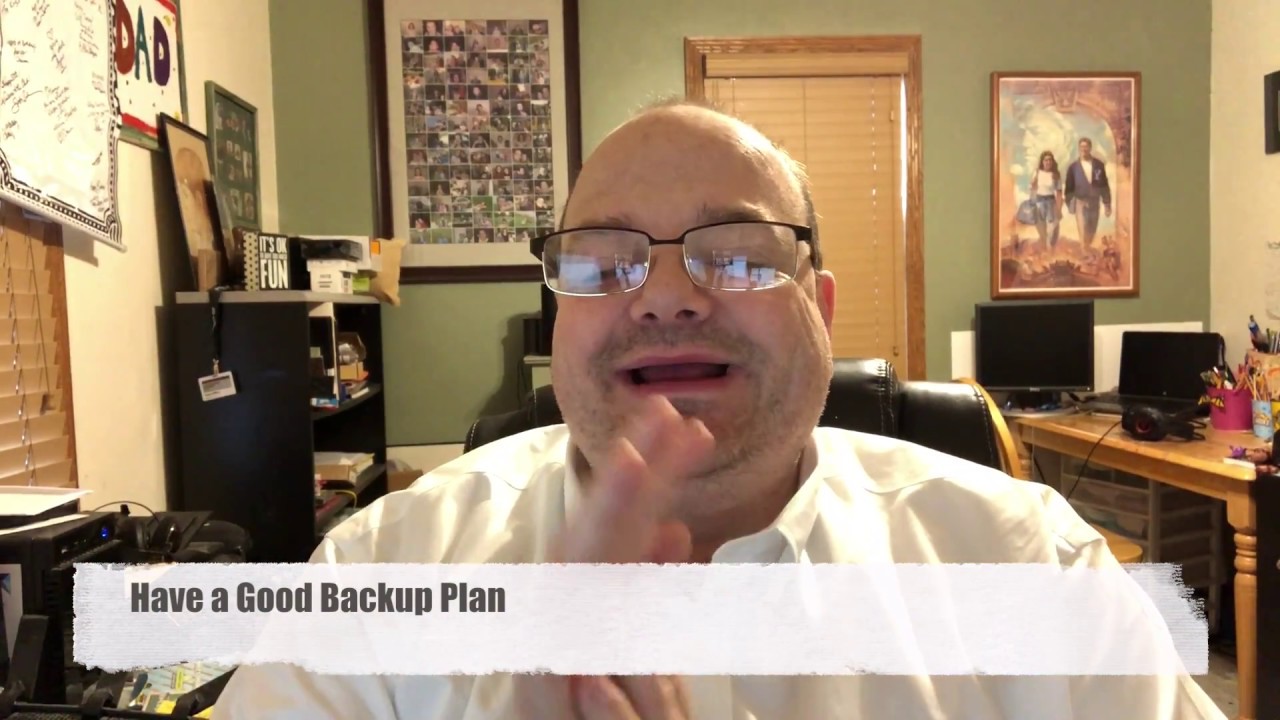 Have a Good Backup Plan - YouTube
