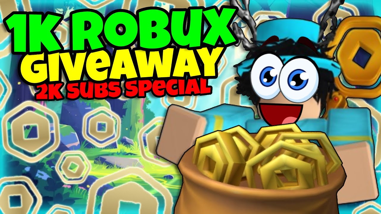 1K Robux Giveaway(2K Subscriber Special) - YouTube