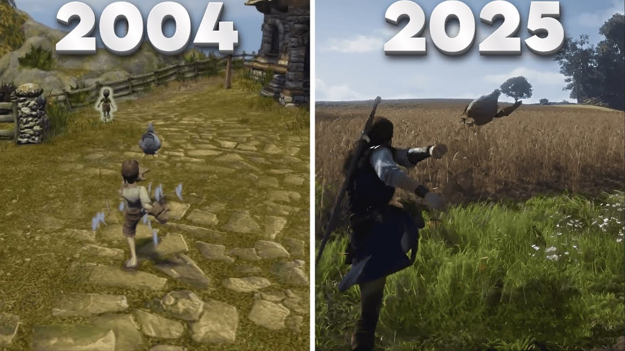 Fable Gameplay & Graphic Comparison (Early Comparison) - YouTube