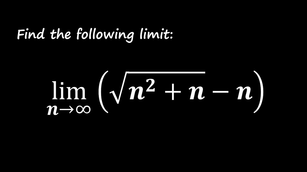 Mastering Limits: 4 Elegant Methods to Solve \(\lim_{n \to \infty ...