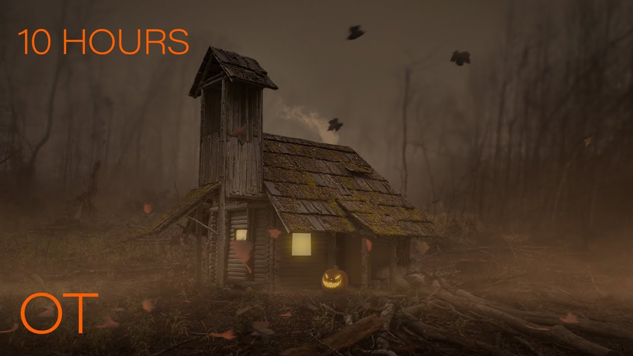 Spooky Windy Halloween | Creepy Vibes with Monster Sounds & More ...