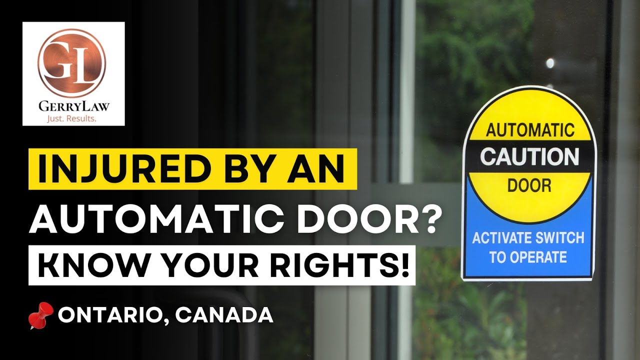 Automatic Door Injuries 5 essentials - YouTube