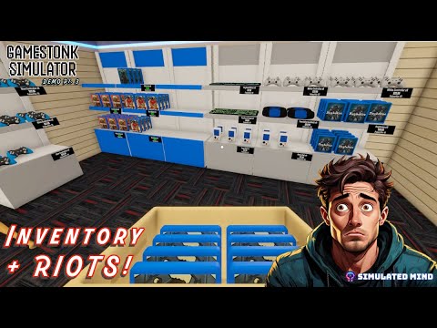 Gamestonk Simulator: Demo Ep. 3 (Game Shop Sim) | Simulated Mind - YouTube
