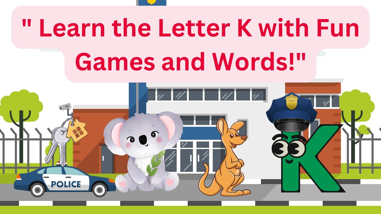 "K-Sound Detective Mission: Learn the Letter K with Fun Games and Words ...