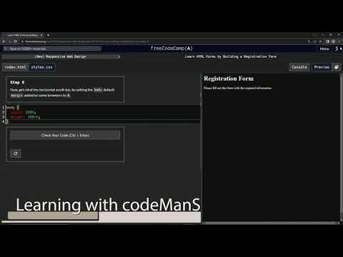 (ARCHIVED) Learn HTML Forms by Building a Registration Form - Step 9 - YouTube