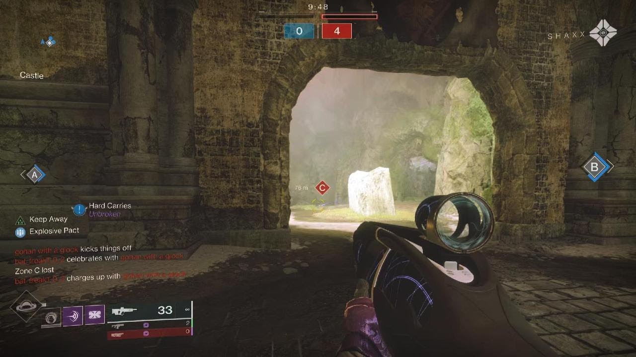 Destiny 2 Chattering bone keep away elemental capacitor enhanced - YouTube