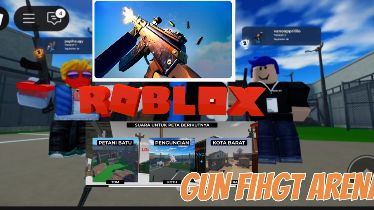 ROBLOX GUN FIGHT ARENA - YouTube