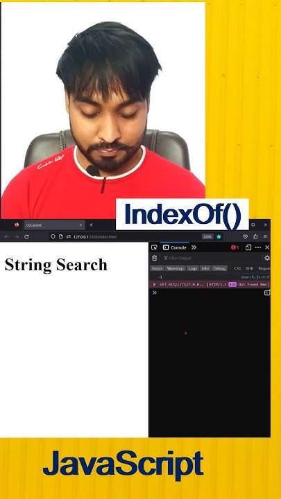 Indexof Method In Javascript Youtube