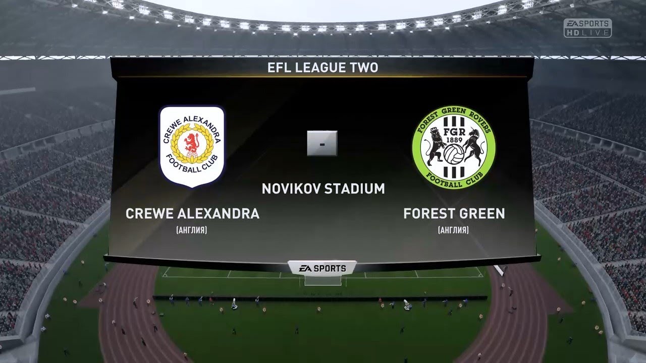 FIFA 18 на PS5 Крю Александра - Форрест Грин 36 тур Чемпионата Второй ...