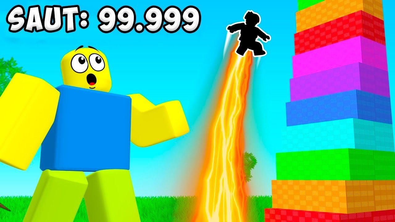 Roblox MAIS Chaque SAUT J'obtiens +99.999 de SAUTS ! - YouTube