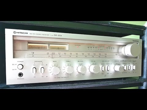 Hitachi SR-604 vintage receiver + Elipson - YouTube