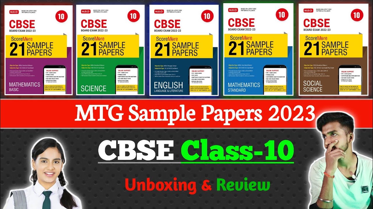 Class 10 mtg sample paper 2023 | mtg sample paper review | Score More ...
