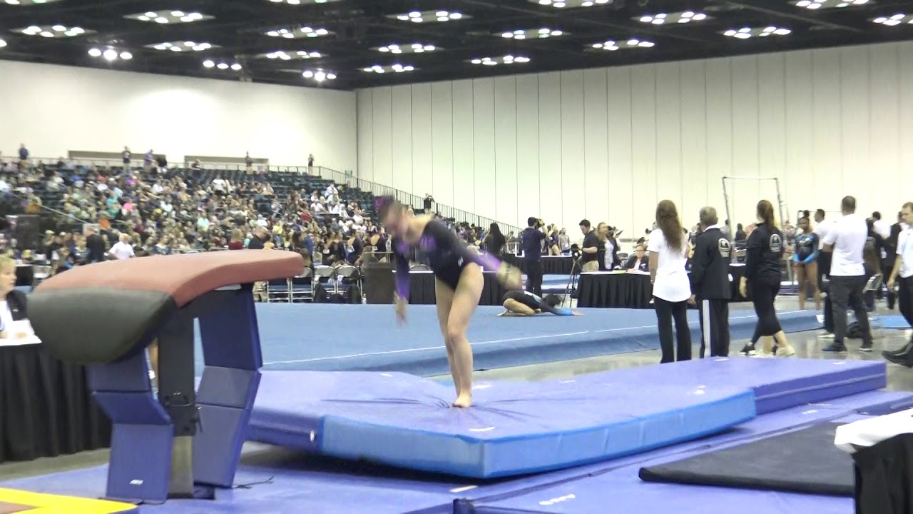 JrC Megan Bingham, Champion | L10 Vault 2019 JO Nationals - YouTube