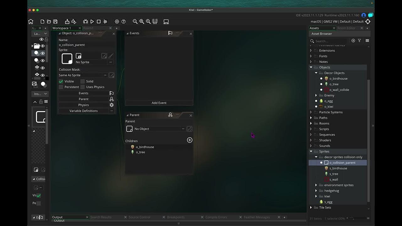 GMS2: Object Collision and Parent/Children - YouTube