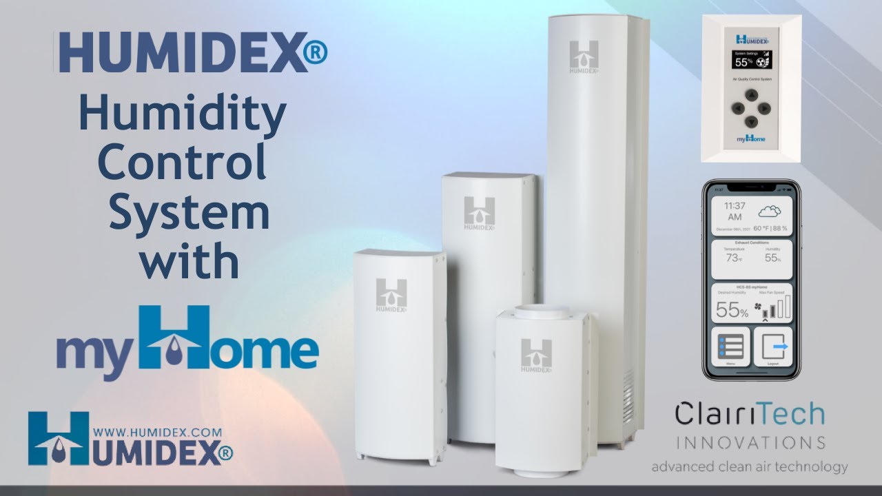 Humidex with myHome App V2 - YouTube